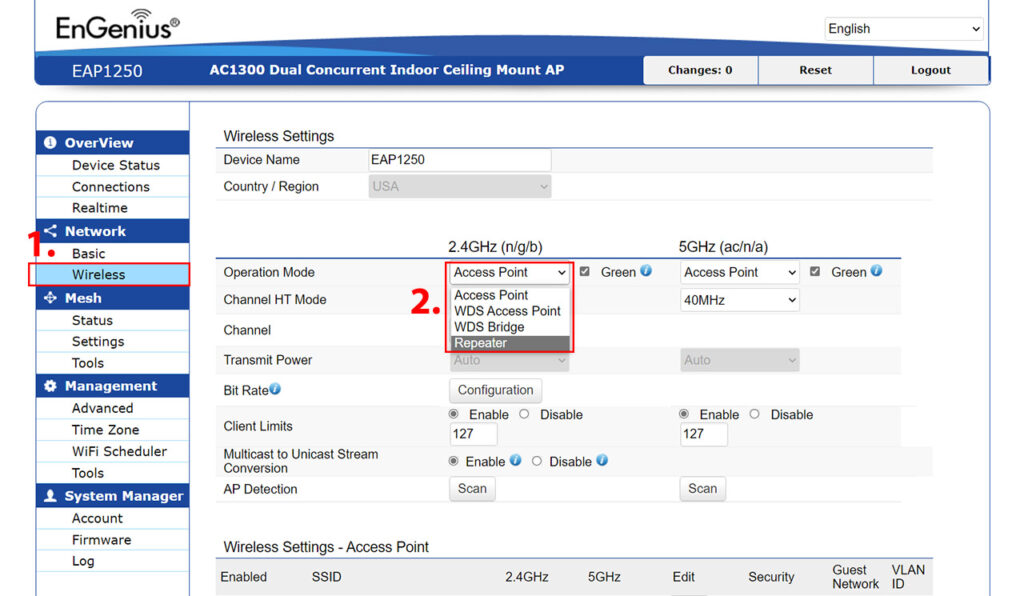 How to set up an EnGenius AP as a wireless repeater? – MBReviews
