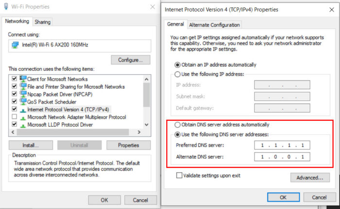 Cách fix lỗi Dns server might be unavailable