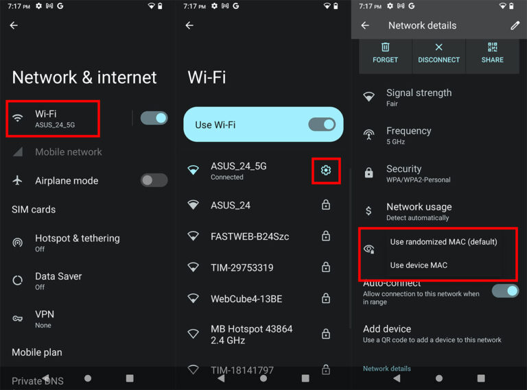 Does the WiFi MAC address change? What are the Privacy concerns ...