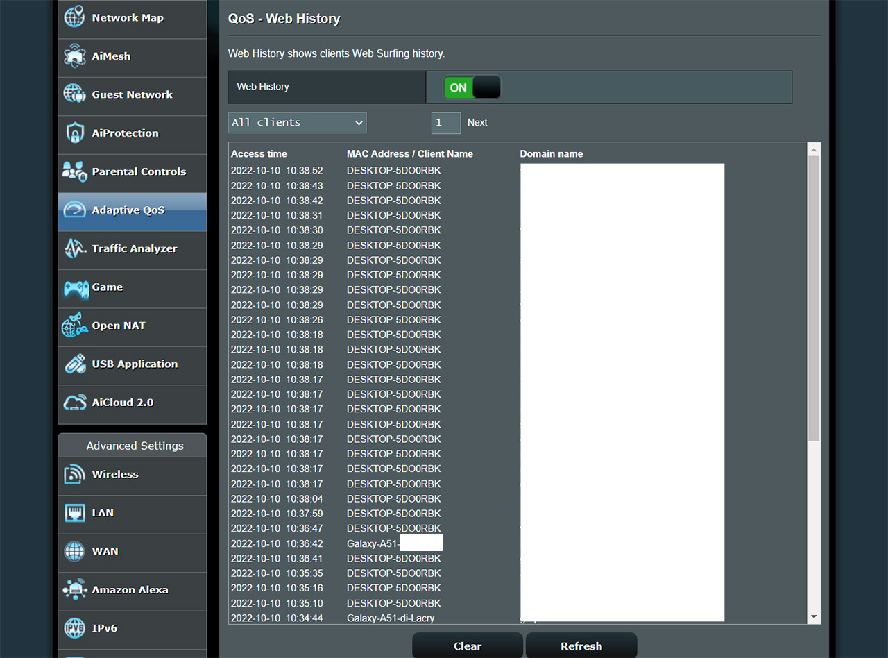 Diev a Go Sedlo How To See Websites Visited From Router Mol Vla sk 
