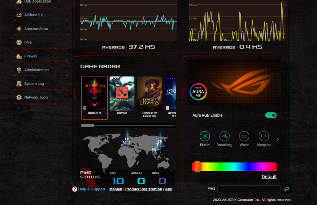 Asus ROG Rapture GT-AX6000 WiFi 6 Router Review: Big, ugly, but plenty ...